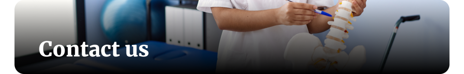 Contact us – Alignspinecenter